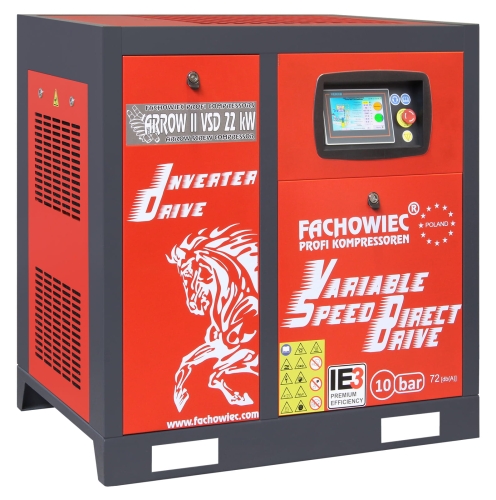 SCREW COMPRESSOR PROFI KOMPRESSOREN ARROW II 22kW INVERTER FACHOWIEC ...